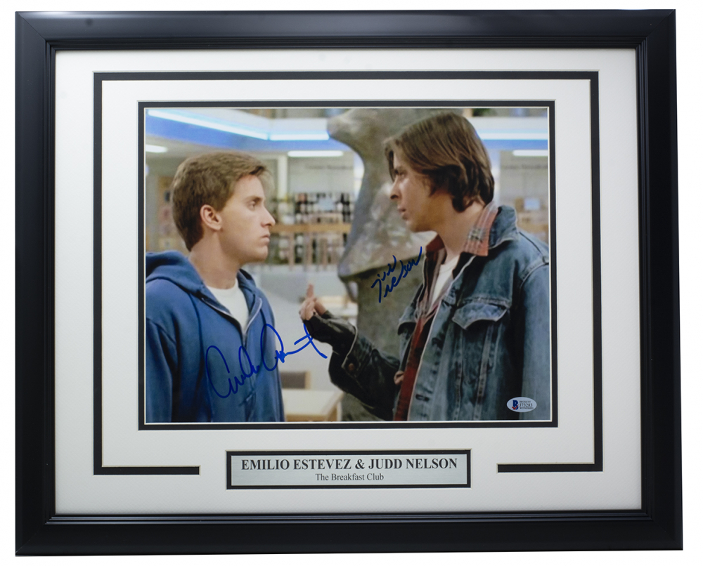 Emilio Estevez & Judd Nelson Signed "The Breakfast Club" 11x14 Custom ...