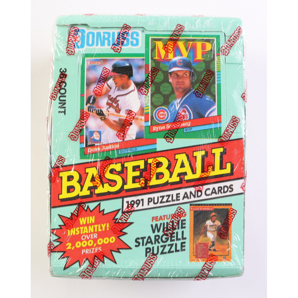 1991 Donruss Series 2 Baseball Wax Box With (36) Packs | Pristine Auction