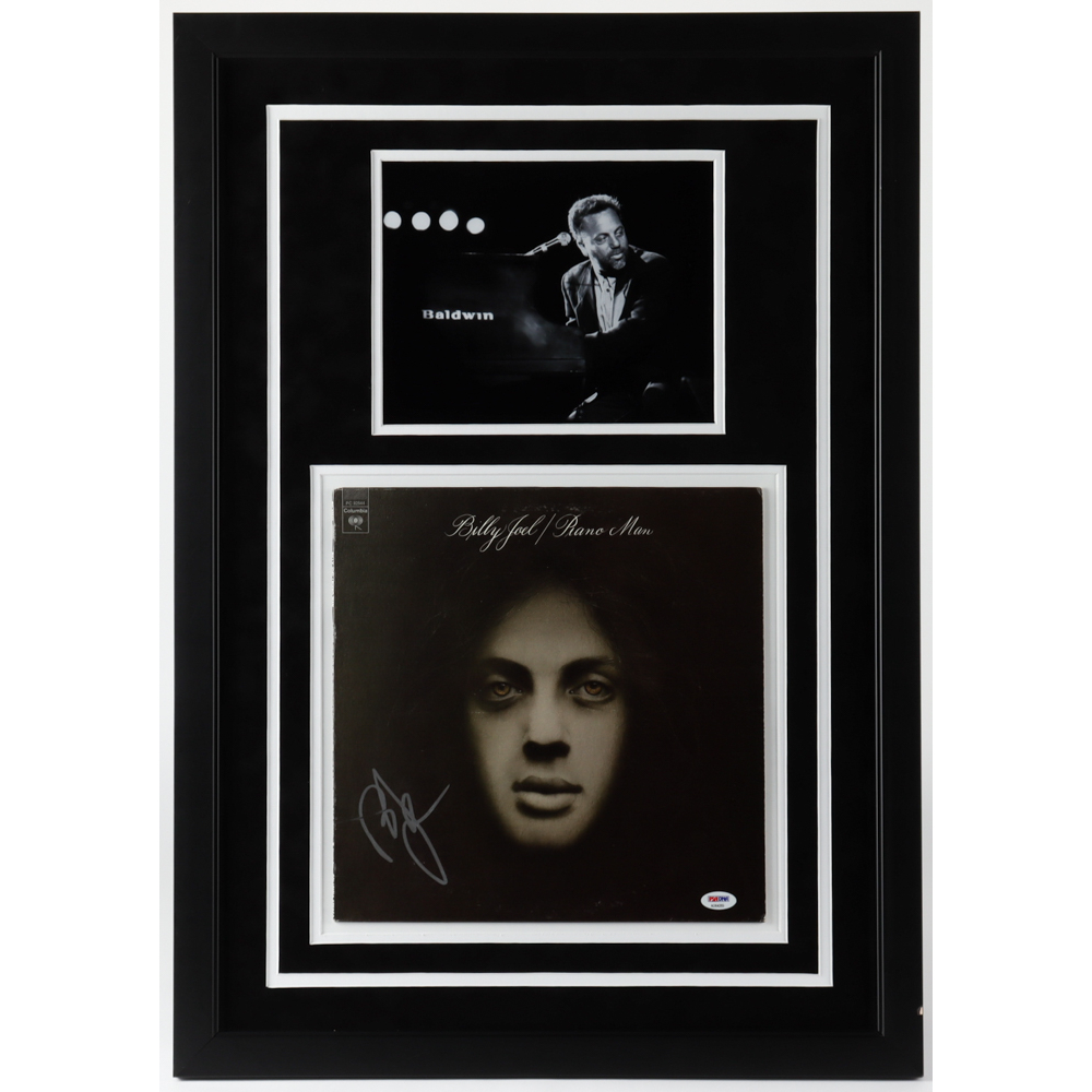 Billy Joel Signed 21.25x30.25 Custom Framed Vinyl Cover Display (PSA ...