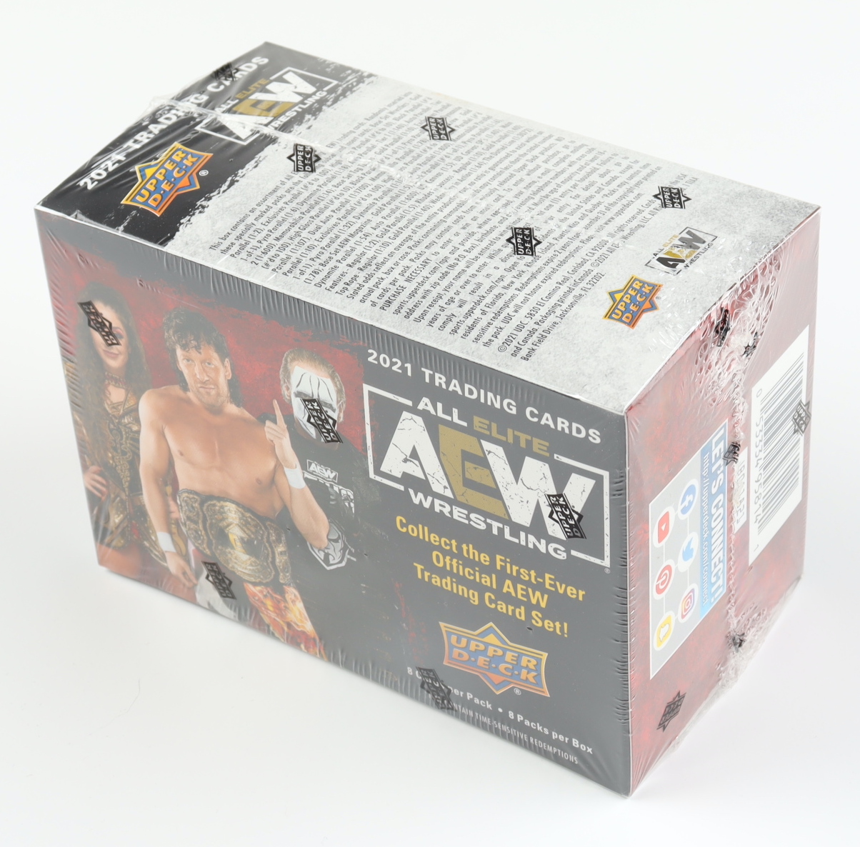 2021 Upper Deck All Elite Wrestling AEW Blaster Box with (8) Packs ...