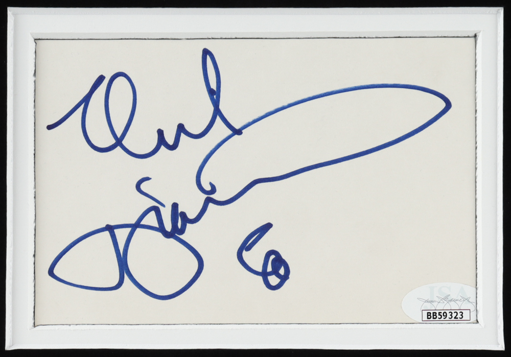 Neil Diamond Signed 17.5x20 Custom Framed Cut Display (JSA) | Pristine ...