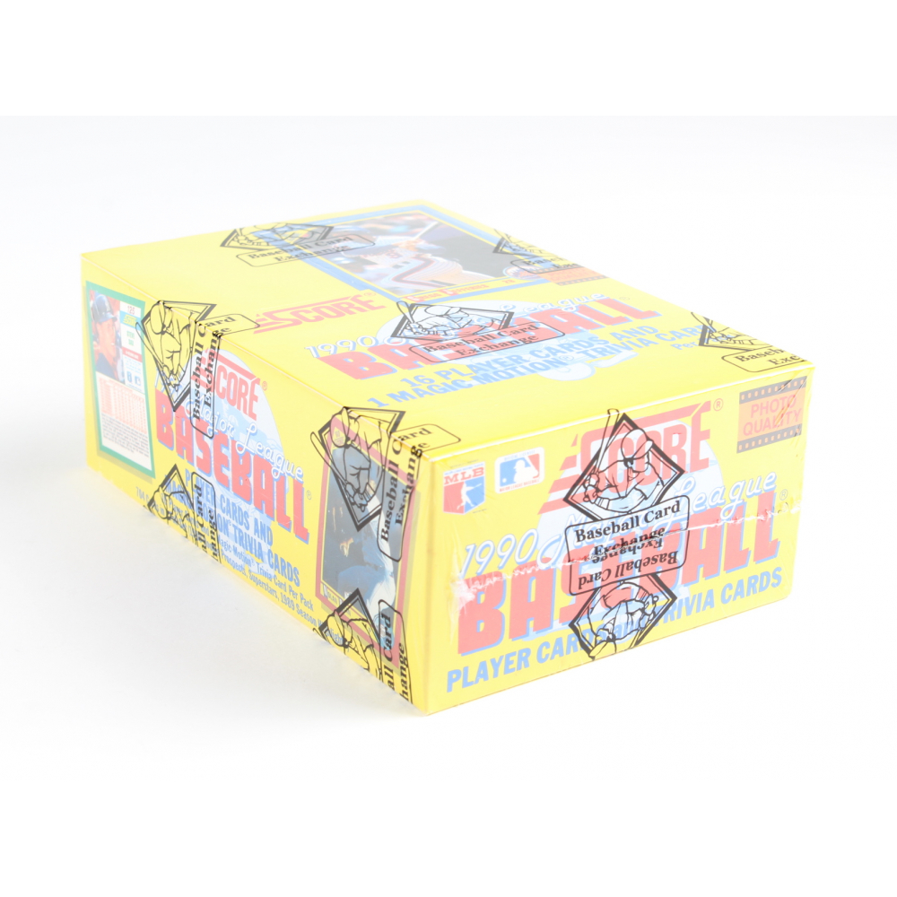 1990 Score Baseball Box with (36) Packs (BBCE) | Pristine Auction