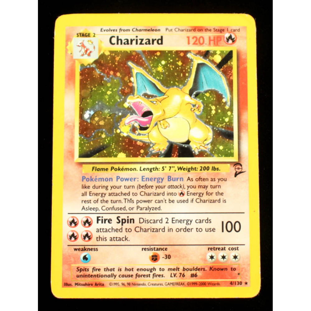 Charizard 2000 Pokemon Base 2 Unlimited #4 Holo | Pristine Auction
