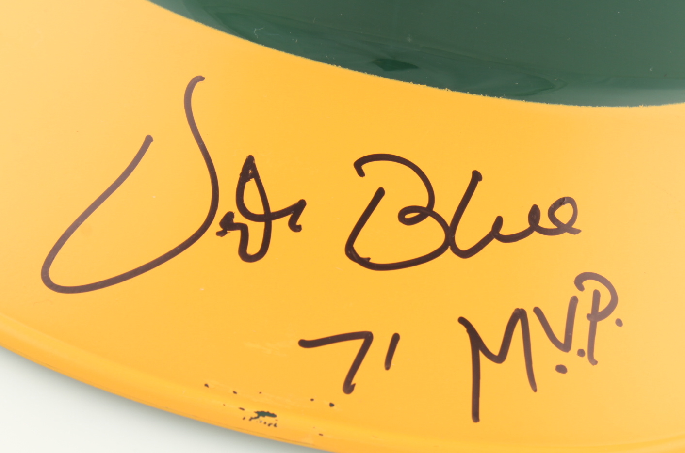 Vida Blue Signed Athletics Full-Size Batting Helmet Inscribed "71 MVP ...