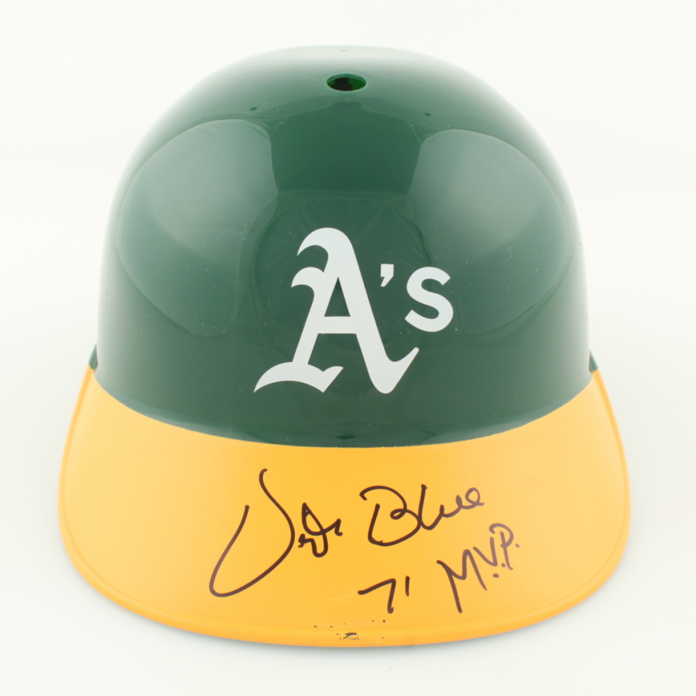 Vida Blue Signed Athletics Full-Size Batting Helmet Inscribed "71 MVP ...