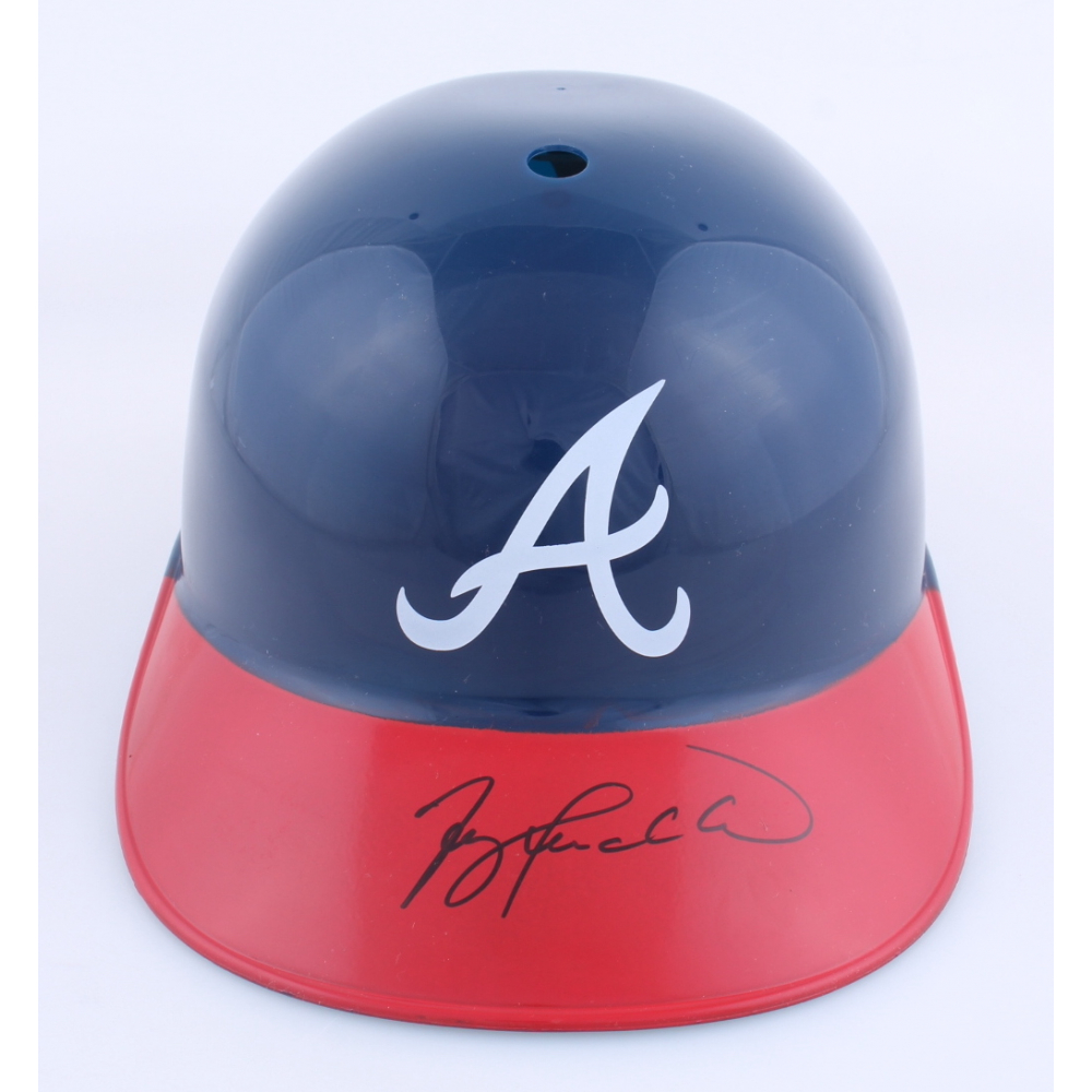 Terry Pendleton Signed Braves Full-Size Batting Helmet (Schwartz Sports ...