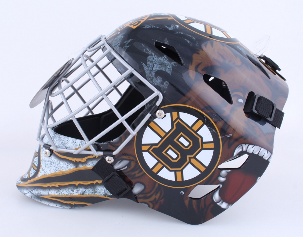 Gerry Cheevers Signed Bruins Full-Size Goalie Mask Inscribed "The Mask ...