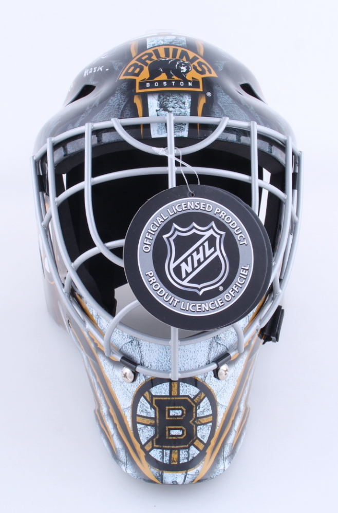 Gerry Cheevers Signed Bruins Full-Size Goalie Mask Inscribed "The Mask ...