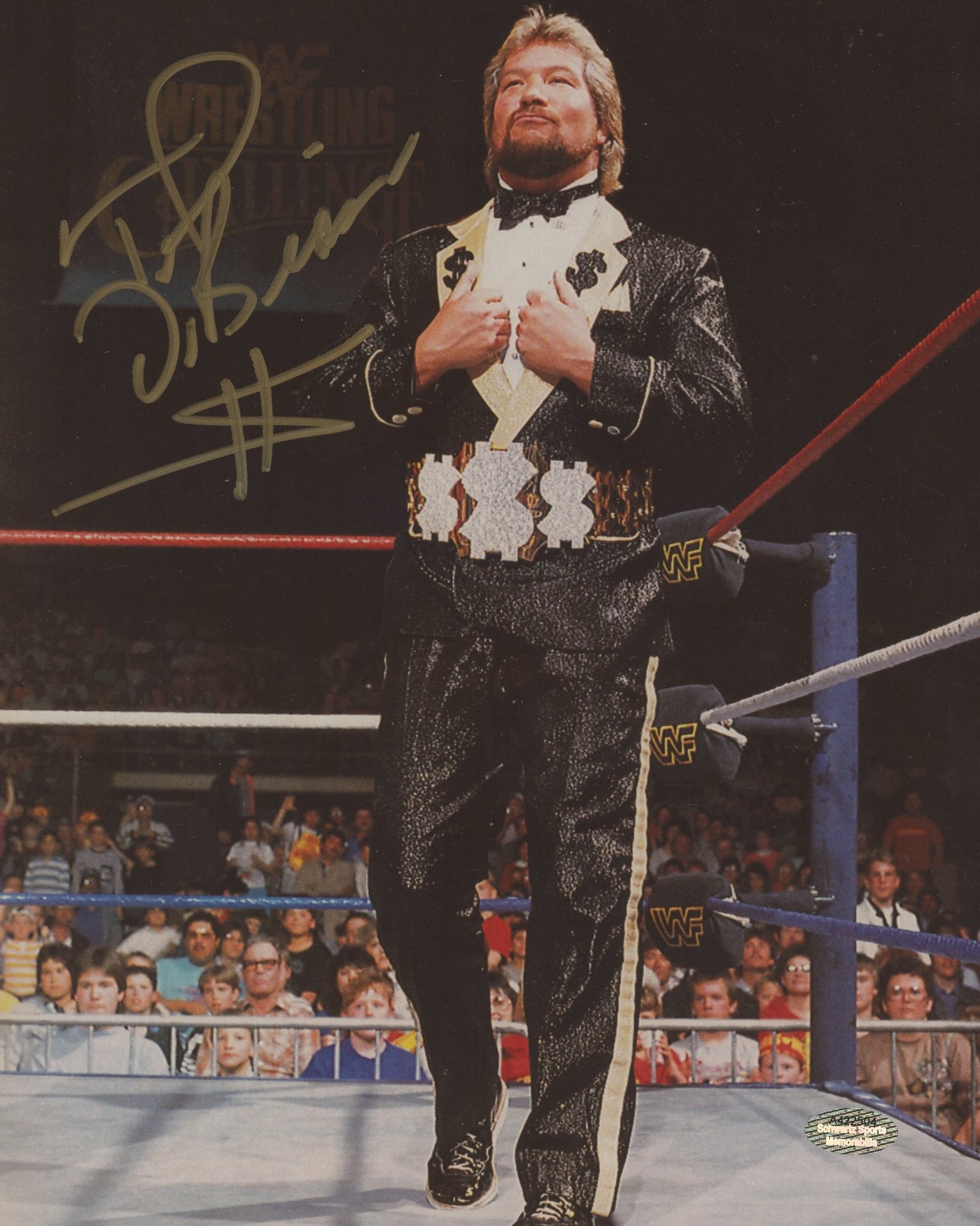 Ted DiBiase Signed WWE 8x10 Photo (Schwartz) | Pristine Auction