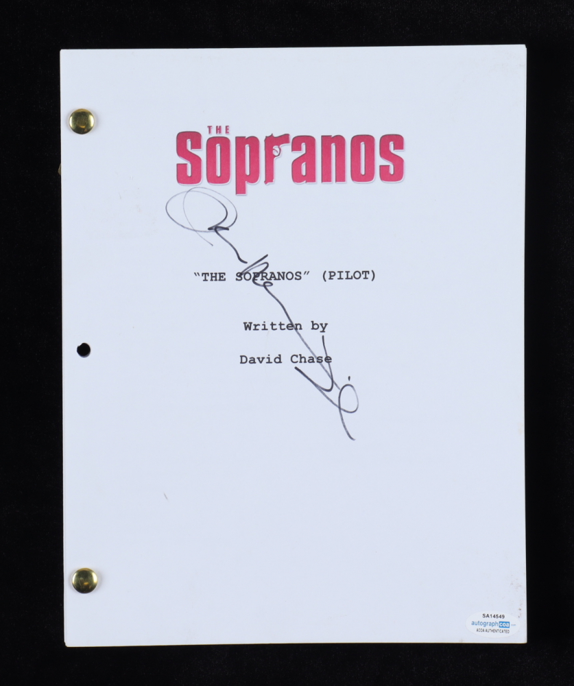 John Ventimiglia Signed "The Sopranos: Pilot" Episode Script ...