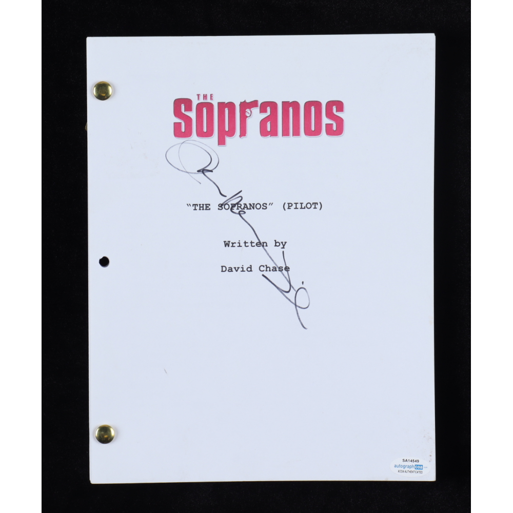 John Ventimiglia Signed "The Sopranos: Pilot" Episode Script ...
