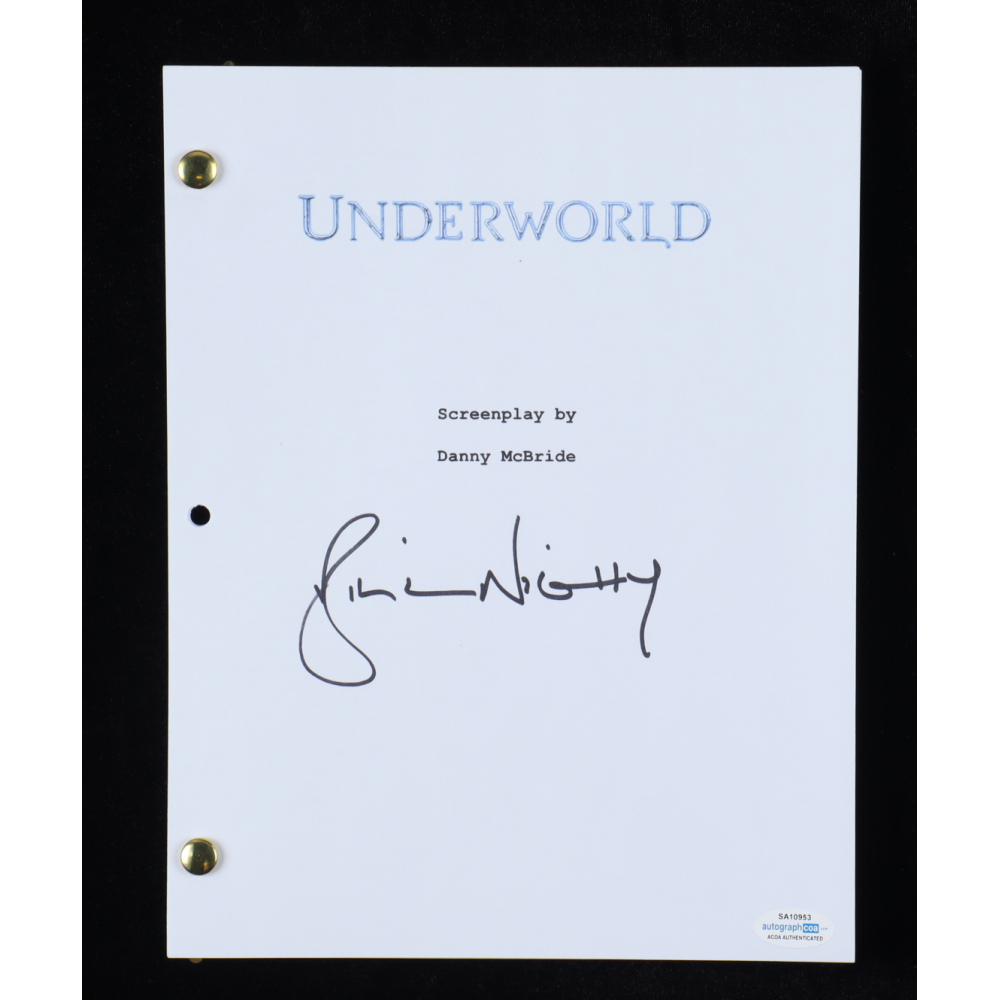 Bill Nighy Signed "Underworld" Movie Script (AutographCOA) | Pristine ...