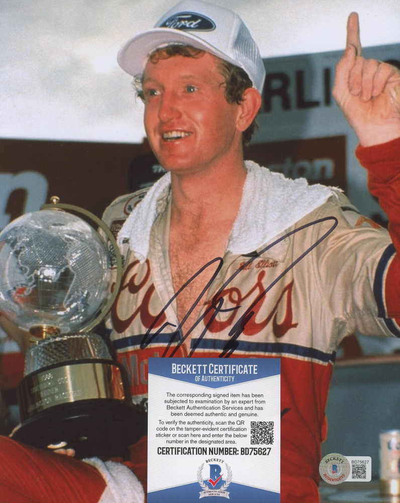 Bill Elliott Signed NASCAR 8x10 Photo (Beckett) | Pristine Auction