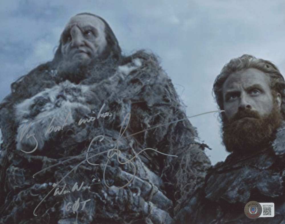 Ian Whyte Signed "Game of Thrones" 8x10 Photo with Multiple ...