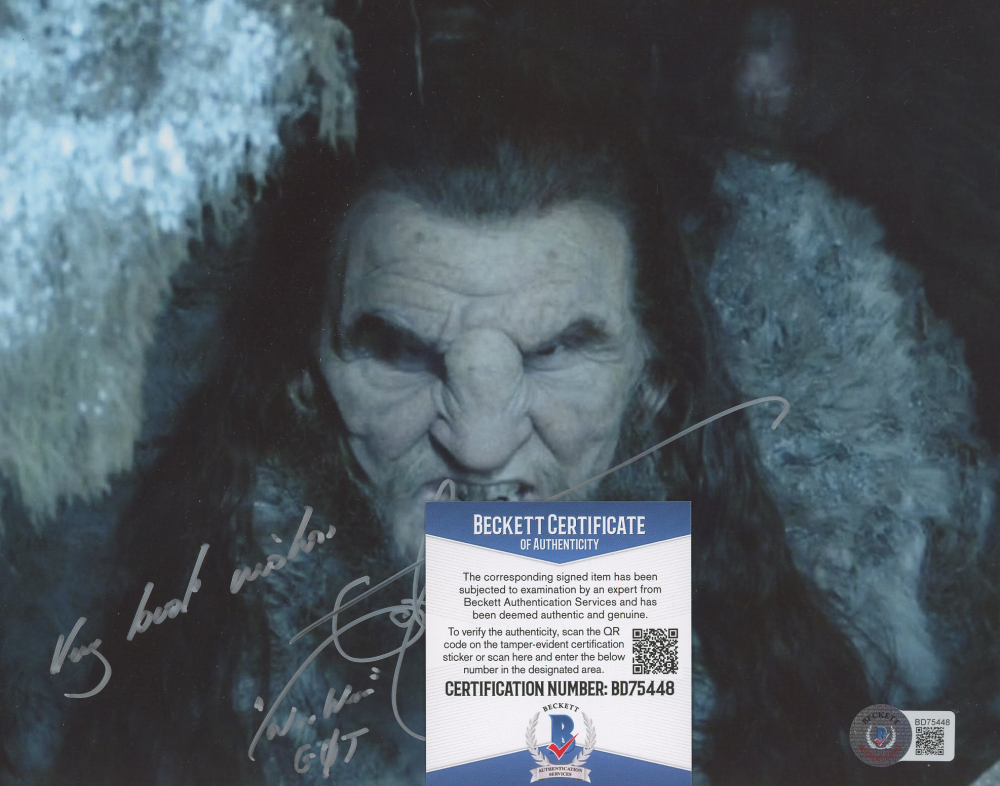 Ian Whyte Signed "Game of Thrones" 8x10 Photo with Multiple ...