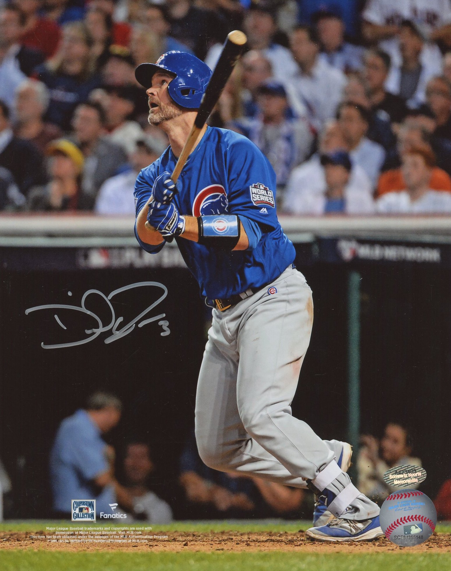 David Ross Signed Cubs 8x10 Photo (Schwartz) | Pristine Auction