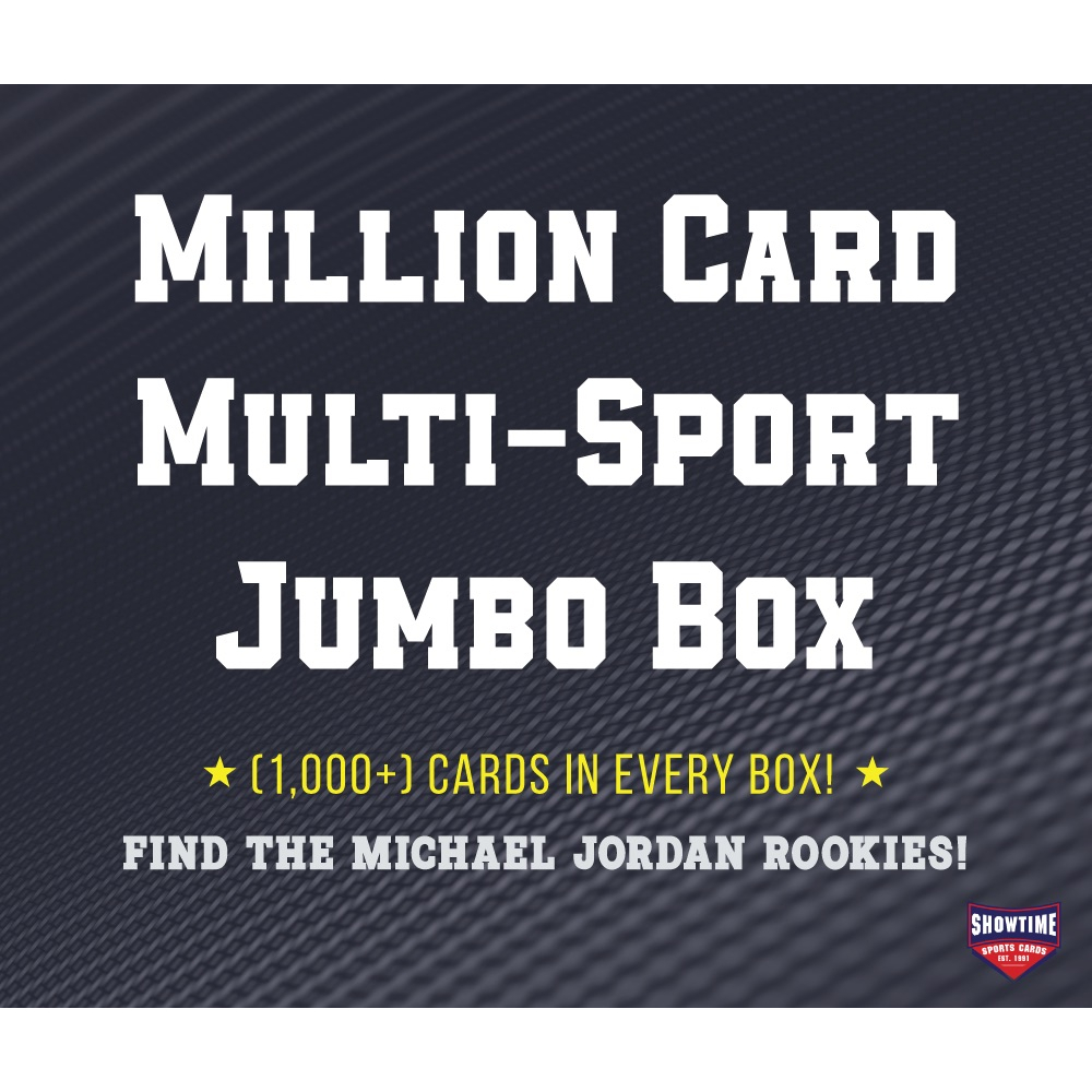 Showtime Multi-Sport Million Card Collection Jumbo Mystery Box - MJ ...