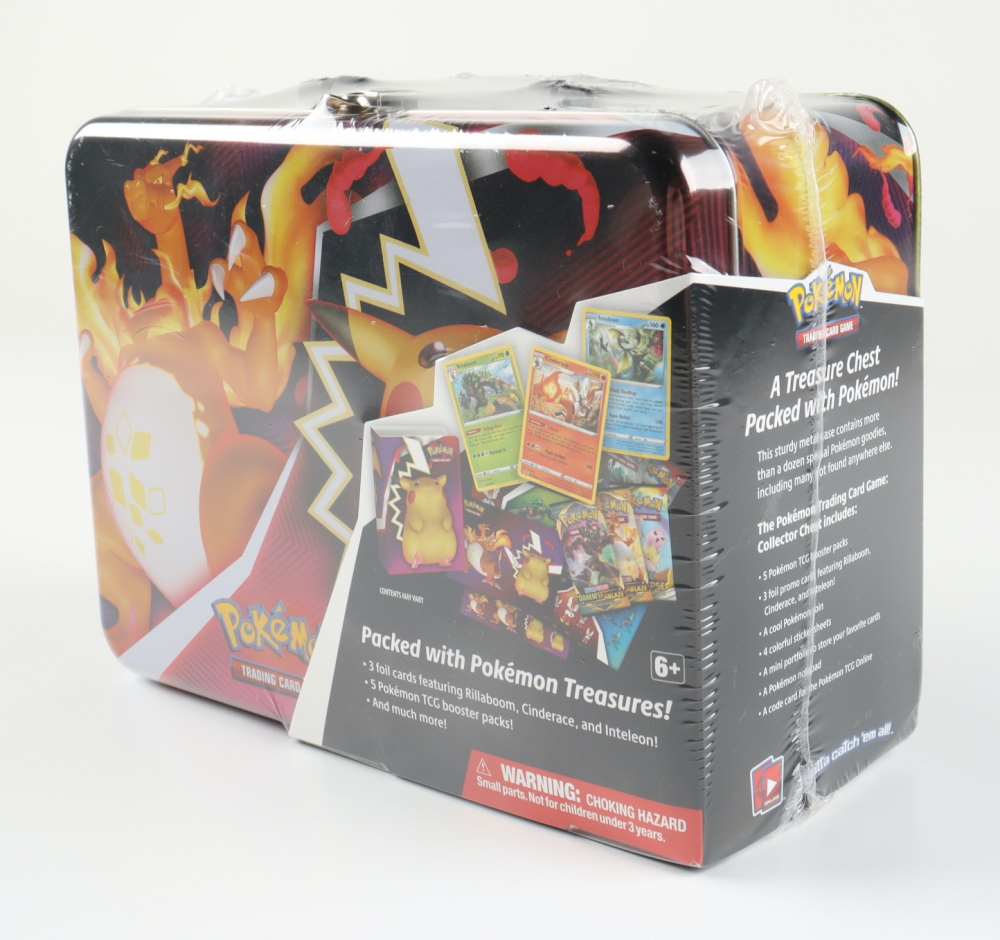 Pokemon TCG: Fall 2020 Collector's Chest Charizard & Pikachu Tin Set ...