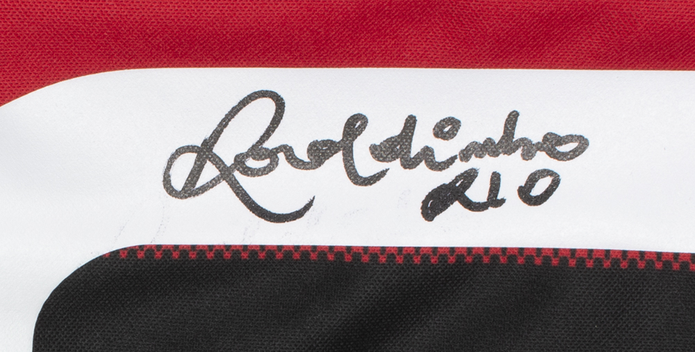 Ronaldinho Signed AC Milan Adidas Jersey Inscribed "Rio" (Beckett ...