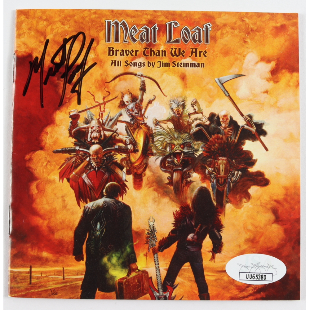 Meat Loaf Signed "Braver Than We Are" CD Album Booklet (JSA) | Pristine ...