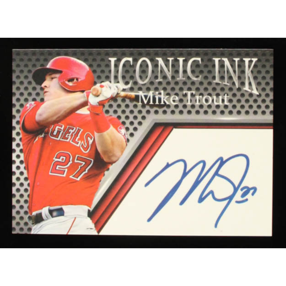 Mike Trout 2012 Iconic Ink Facsimile Autograph Edition | Pristine Auction