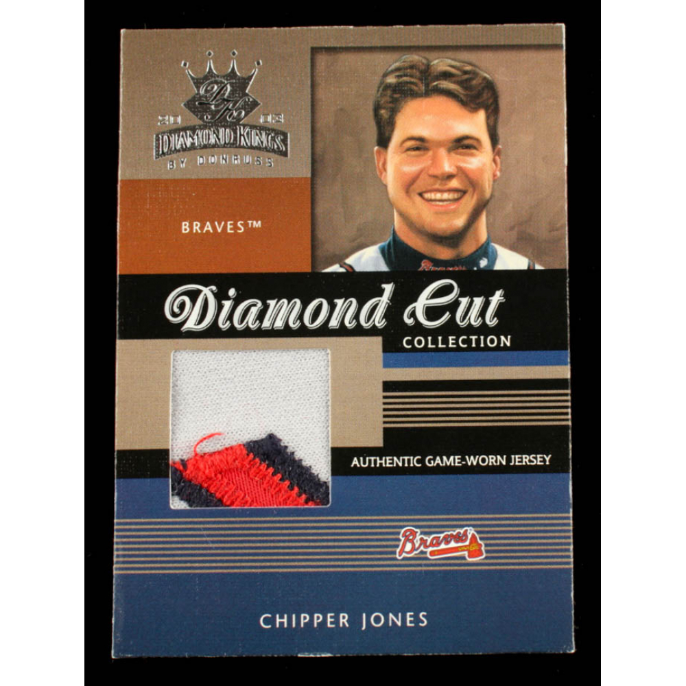 Chipper Jones 2003 Diamond Kings Diamond Cut Collection #DC60 Jsy #83/ ...