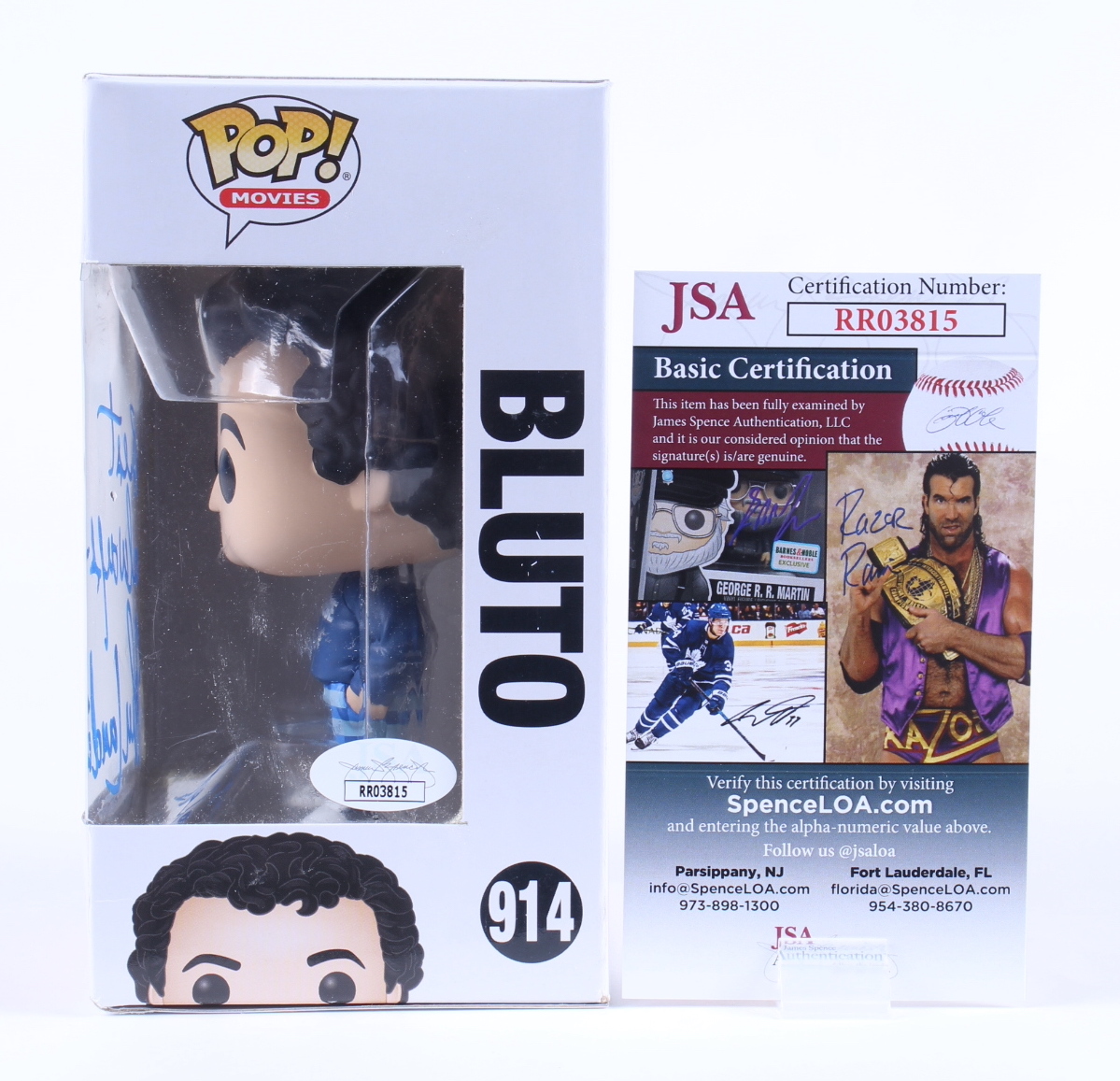John Landis Signed "Animal House" #914 Bluto Funko Pop! Vinyl Figure ...