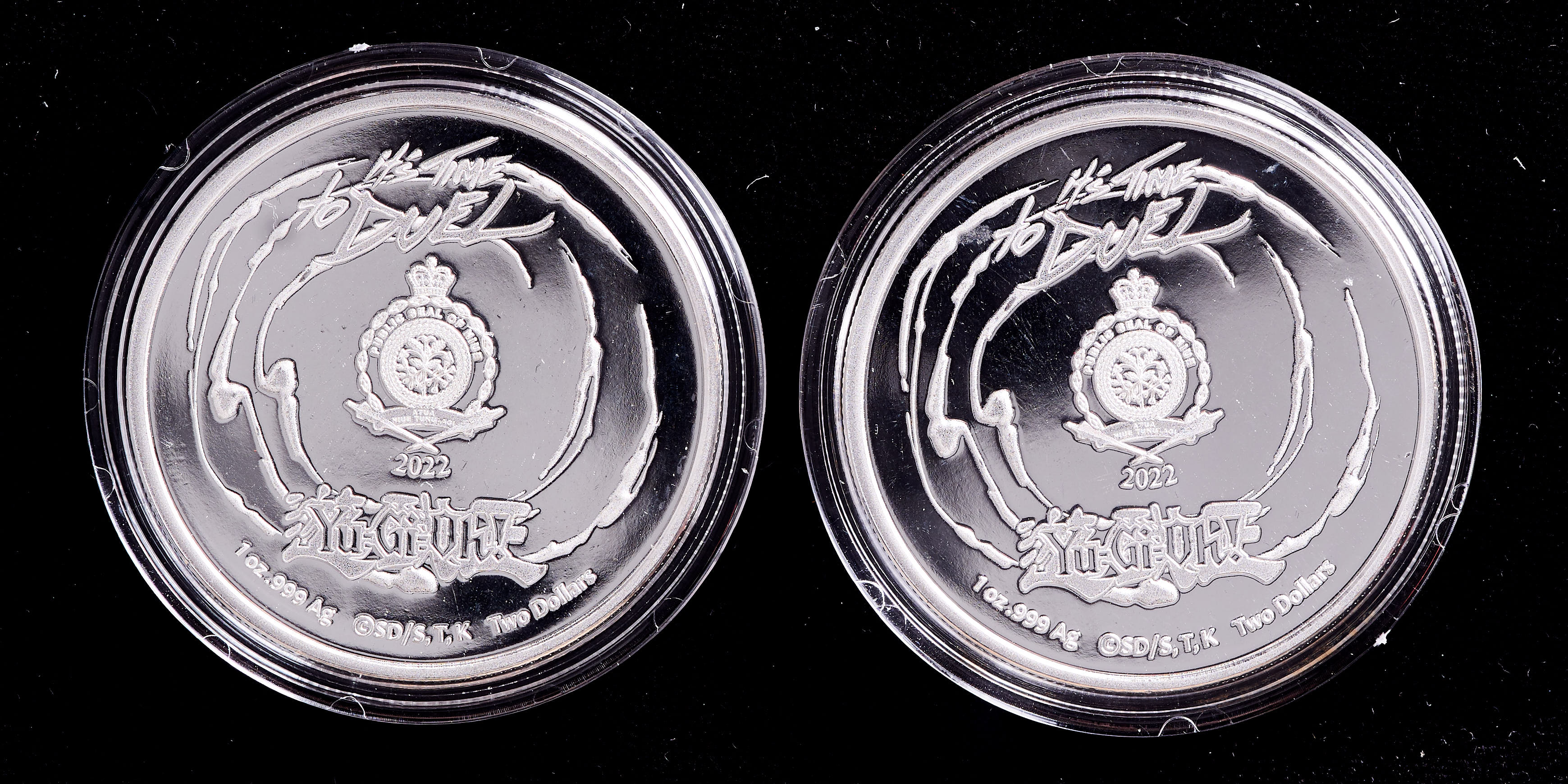 2022 Niue Yu-Gi-Oh! LE Colorized Yami Yugi & Dark Magician 1 oz .999 ...
