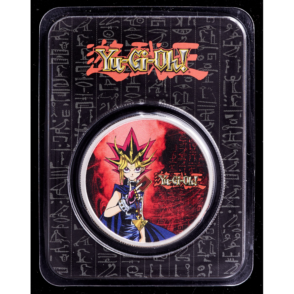 2022 Niue Yu-Gi-Oh! LE Colorized Yami Yugi 1 oz .999 Fine Silver Coin ...