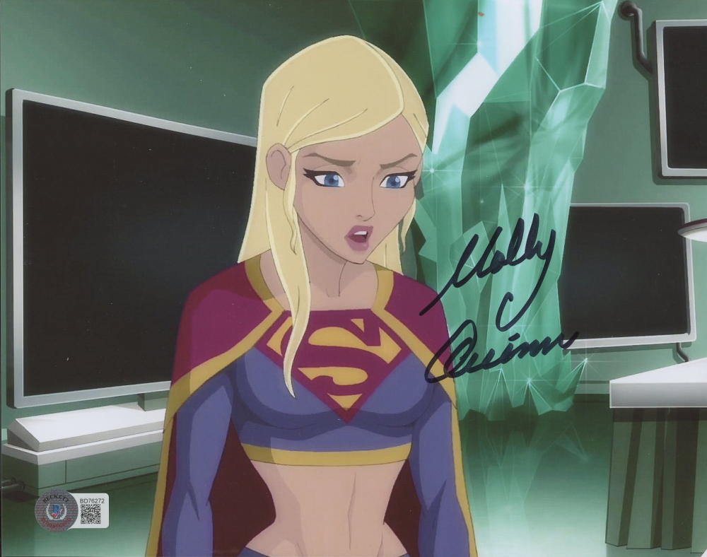 Molly Quinn Signed Superman Unbound 8x10 Photo Beckett Pristine Auction