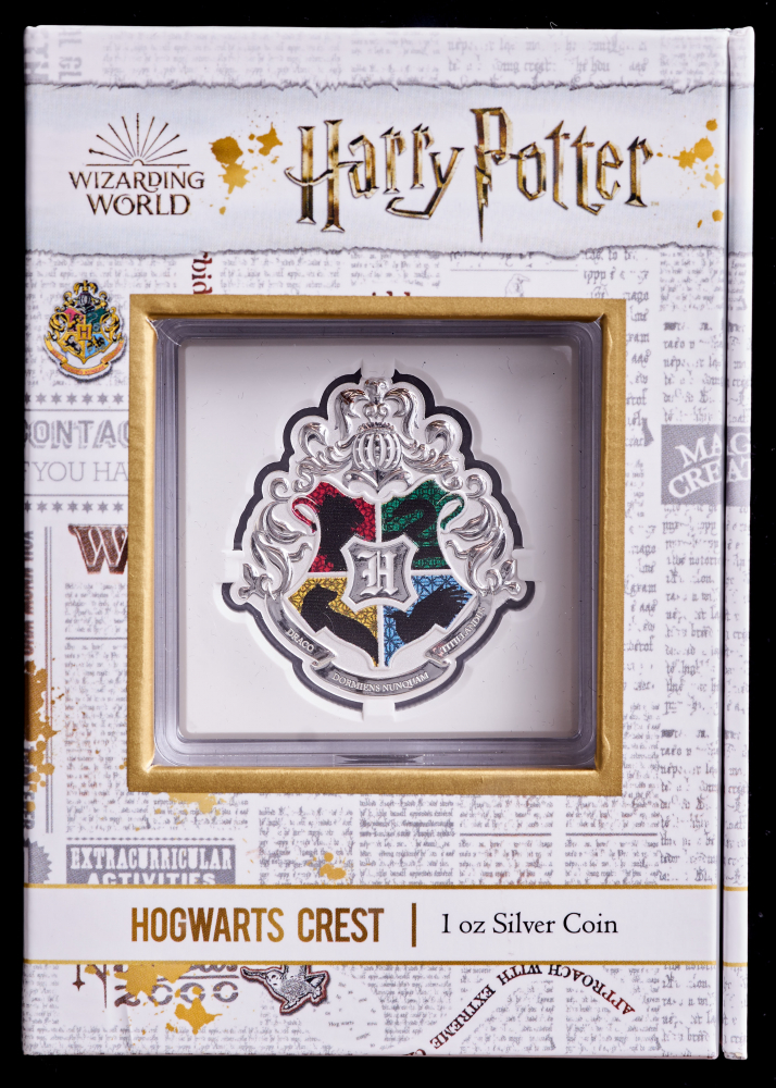 2021 Niue Silver Harry Potter Hogwarts House Banner - Hogwarts Crest 1 ...
