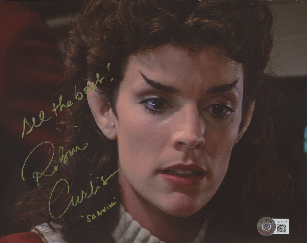 Robin Curtis Signed "Star Trek" 8x10 Photo Inscribed "See The Best ...