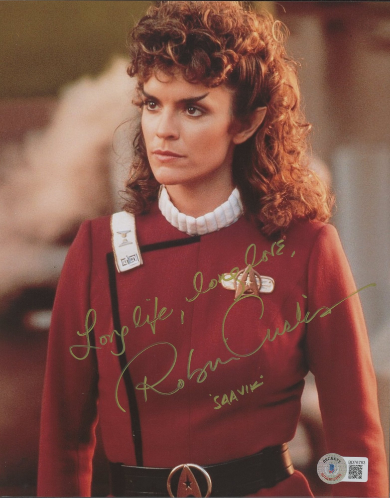 Robin Curtis Signed "Star Trek" 8x10 Photo Inscribed "Long Life, Long ...