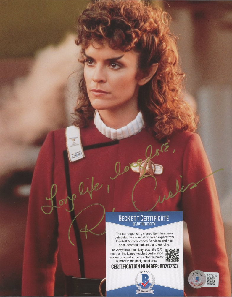 Robin Curtis Signed "Star Trek" 8x10 Photo Inscribed "Long Life, Long ...