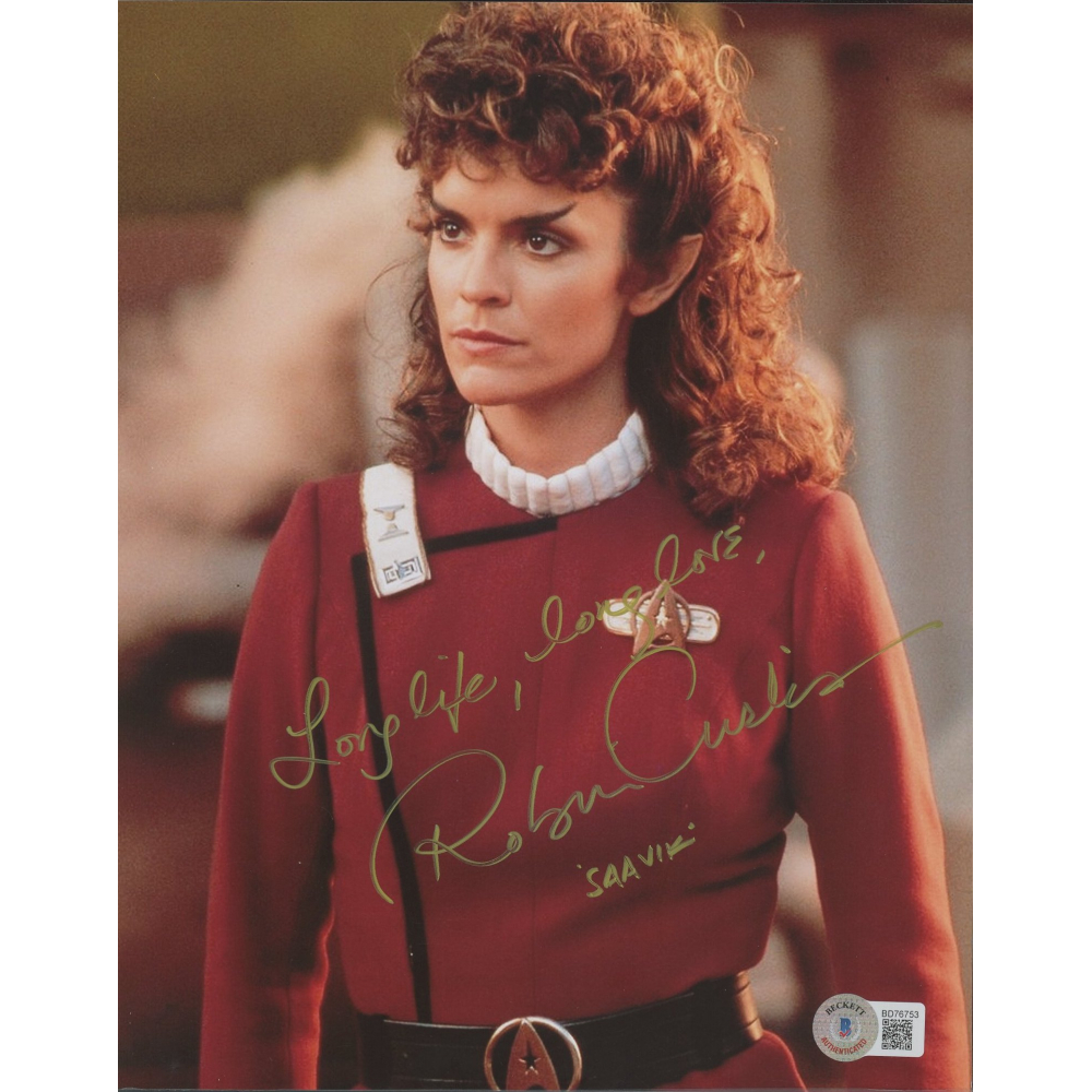 Robin Curtis Signed "Star Trek" 8x10 Photo Inscribed "Long Life, Long ...