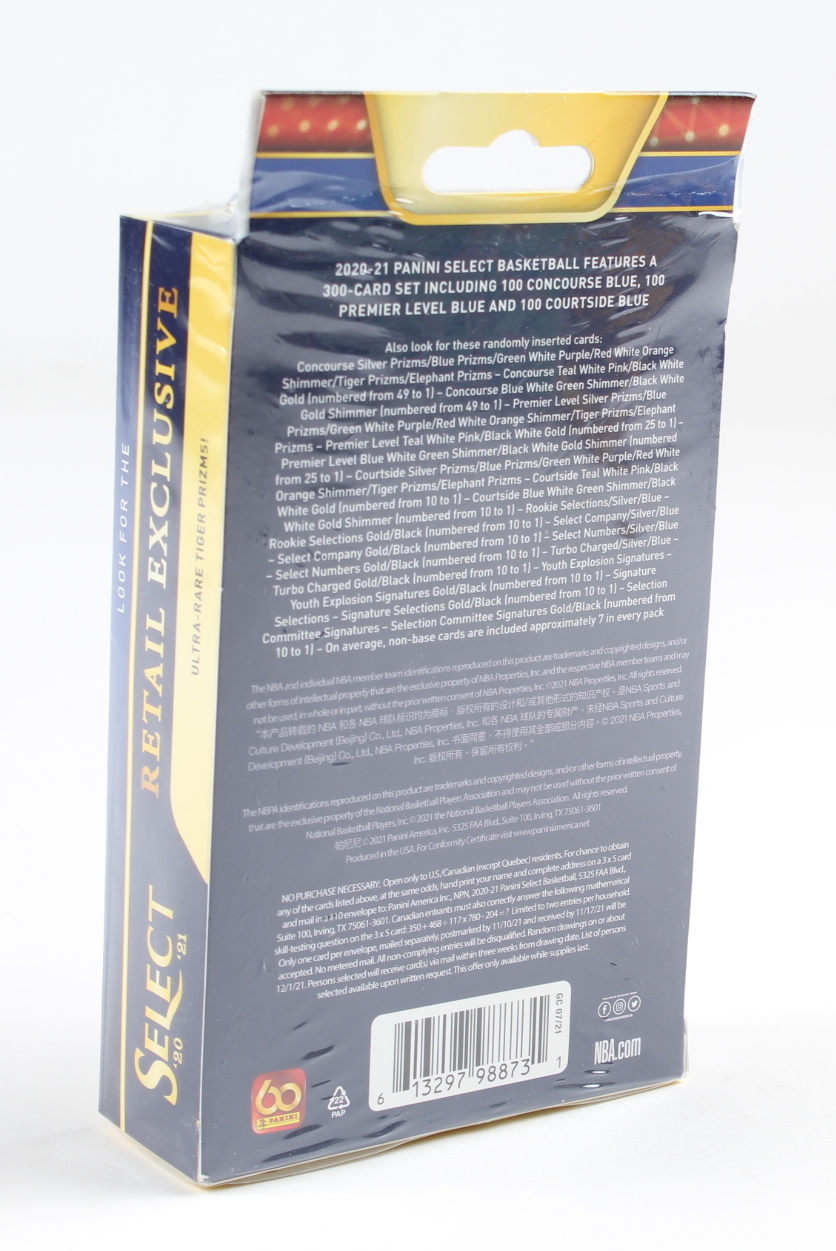 2021 Panini Select Basketball Hanger Box with (20) Cards | Pristine Auction