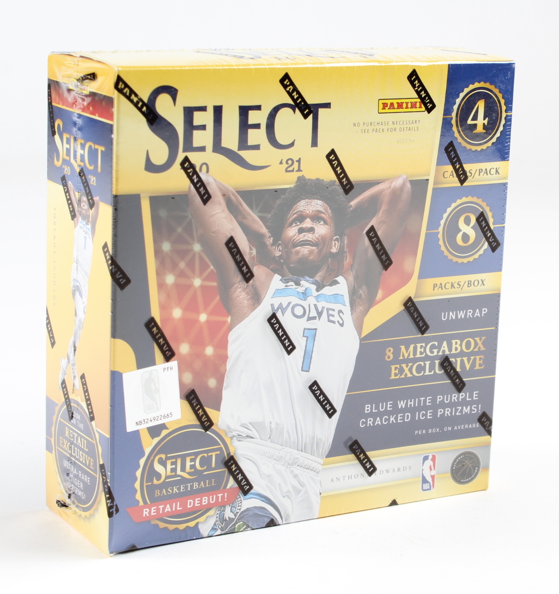 2020-21 Panini Select NBA Basketball Mega Box with (8) Packs | Pristine ...