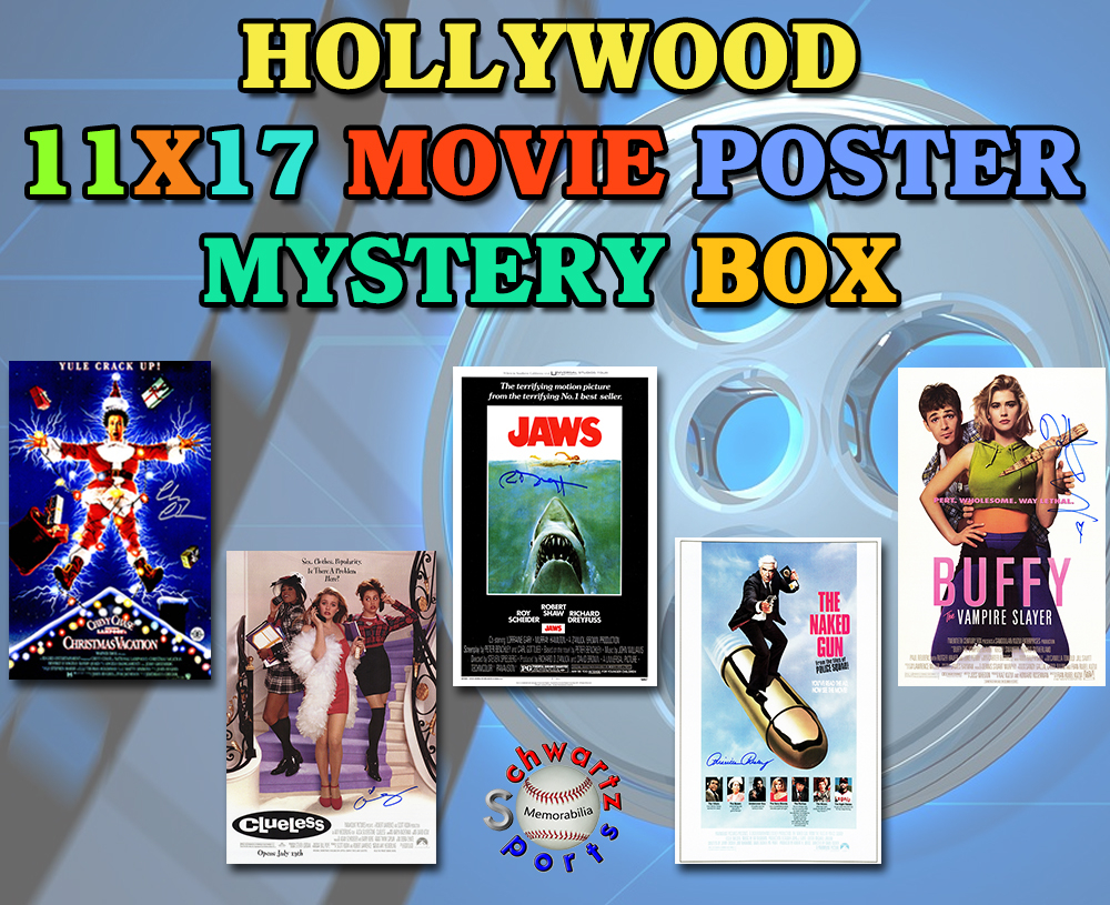 Schwartz Sports - Hollywood Movies Signed 11x17 Movie Poster Mystery ...