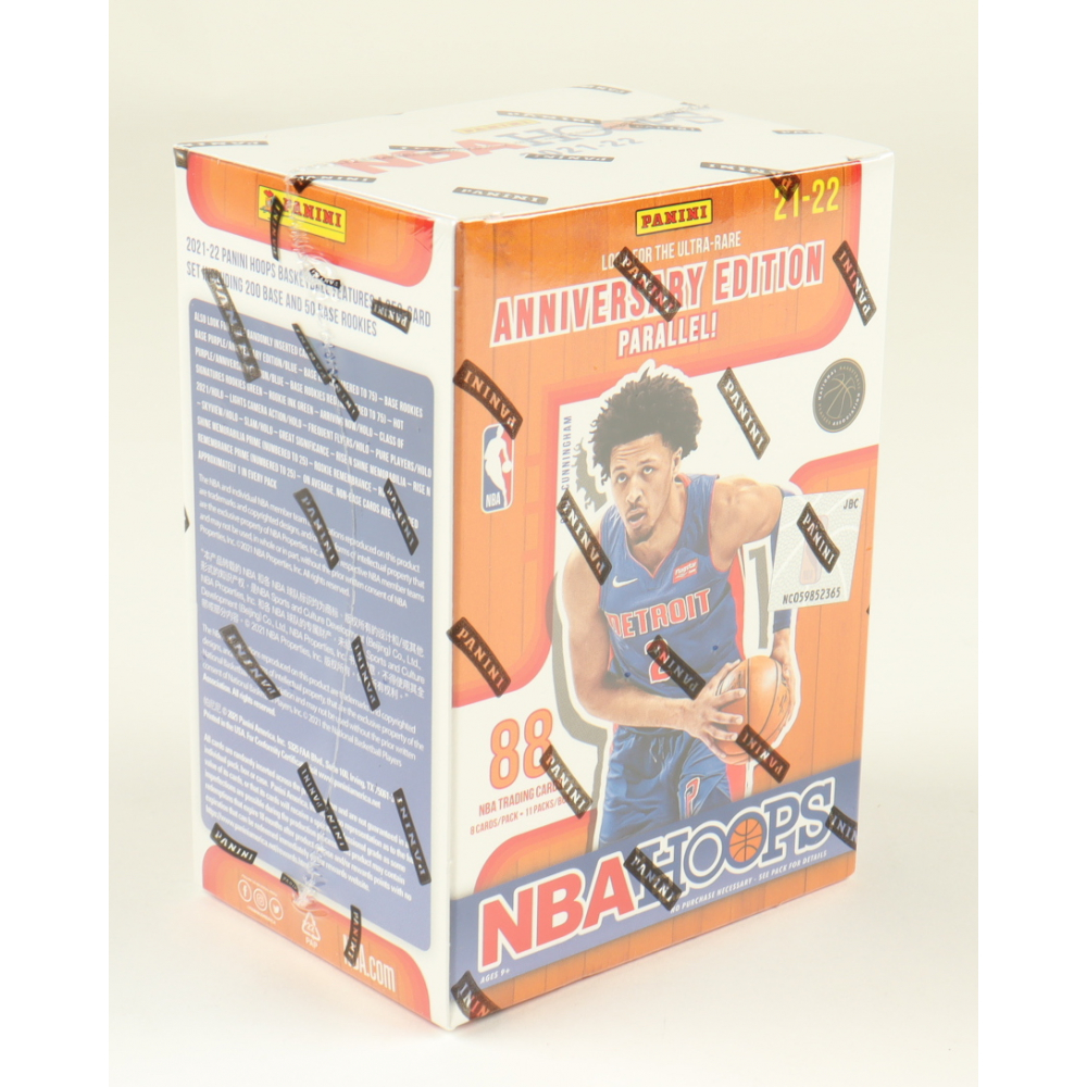 2021-22 Panini NBA Hoops Basketball Blaster Box with (11) Packs ...