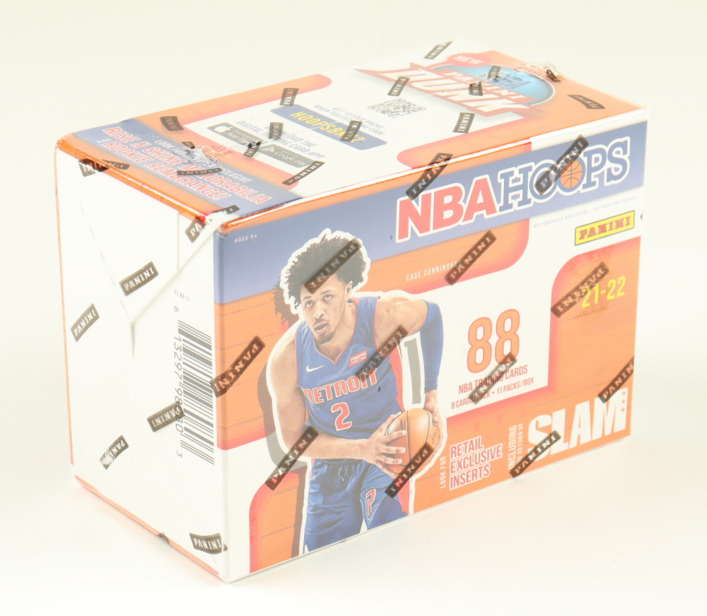 2021-22 Panini NBA Hoops Basketball Blaster Box with (11) Packs ...
