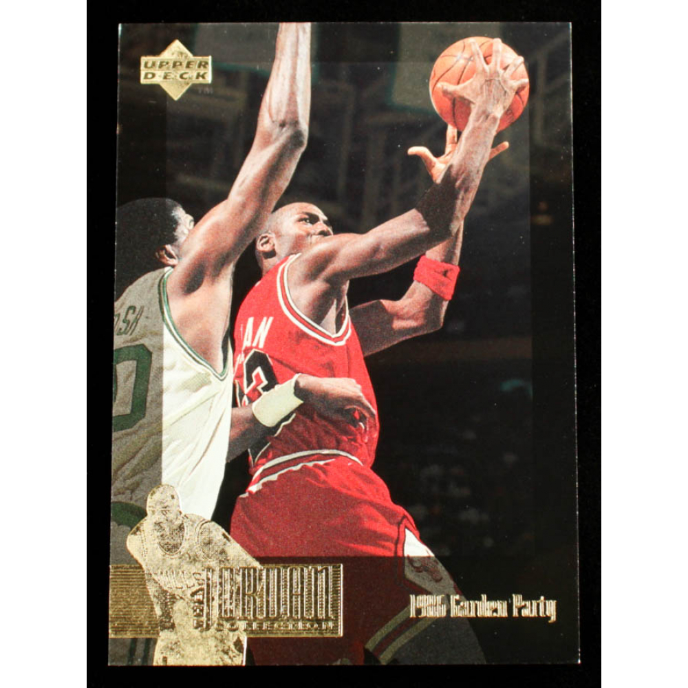 Michael Jordan 1995-96 Upper Deck Jordan Collection #JC13 / 1986 Garden ...