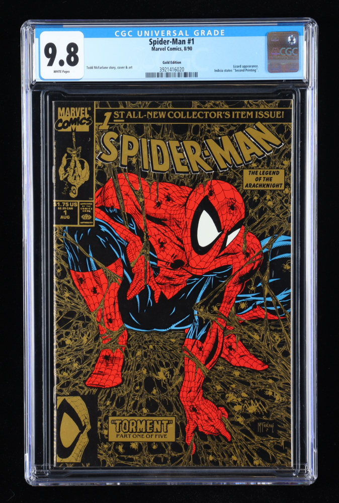 1990 "Spider-man: Torment" Issue #1 Gold Edition Marvel Comic Book (CGC ...