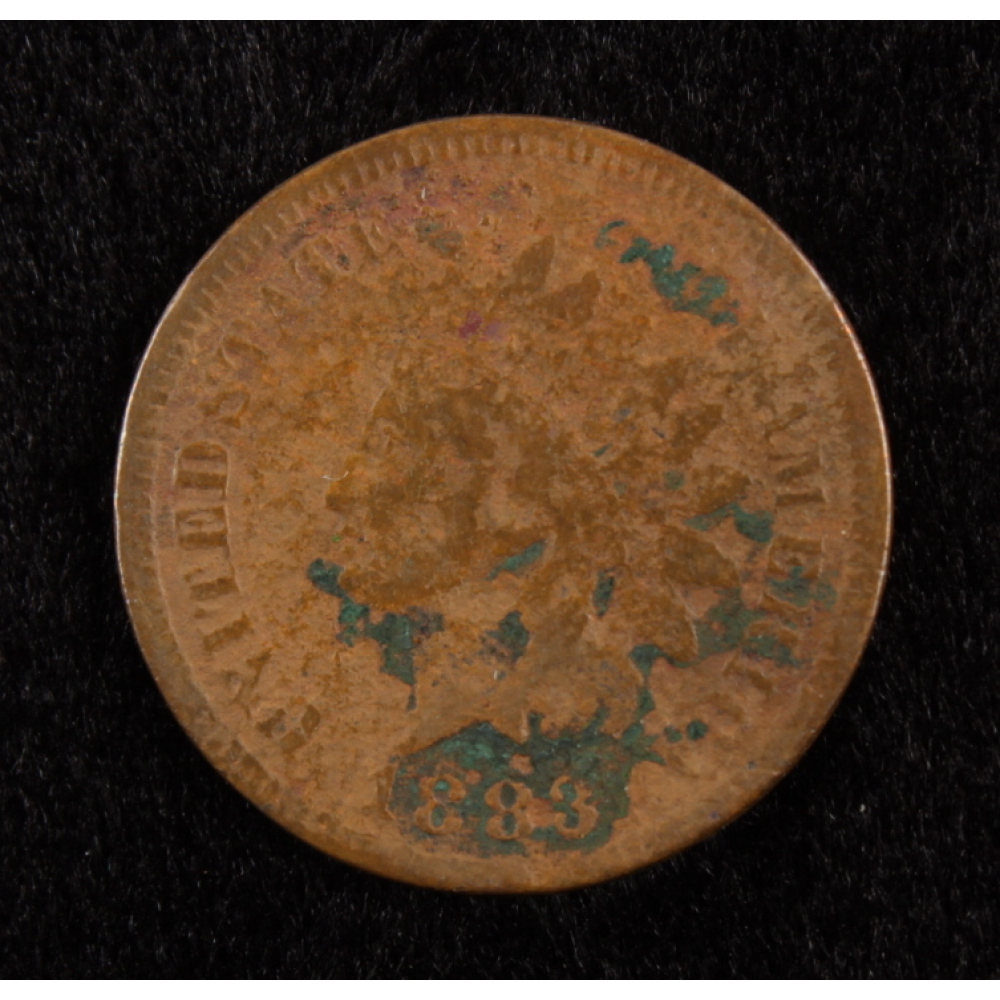 1883 Indian Head One Cent | Pristine Auction