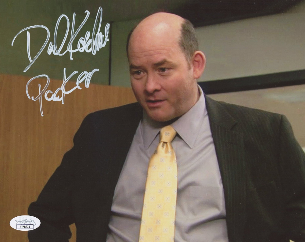 David Koechner Signed "The Office" 8x10 Photo Inscribed "Packer" (JSA ...