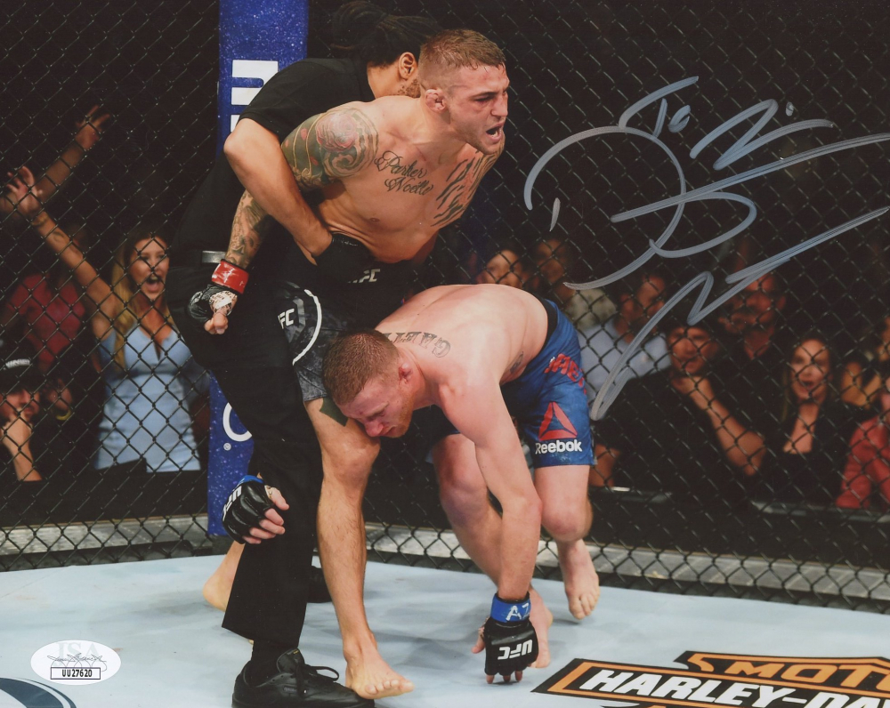 Dustin Poirier Signed UFC 8x10 Photo Inscribed "The Diamond" (JSA ...