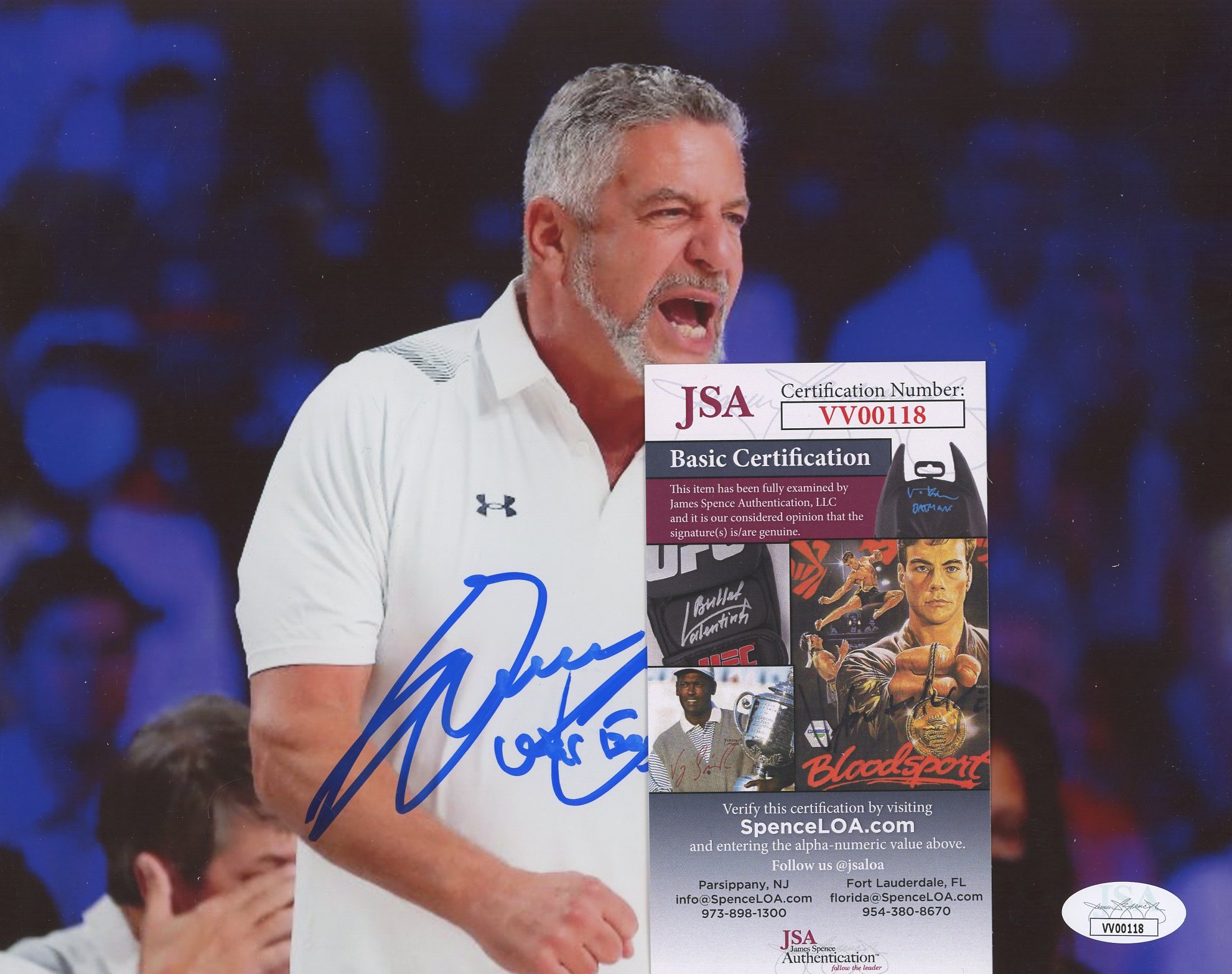 Bruce Pearl Signed Auburn Tigers 8x10 Photo Inscribed "War Eagle!" (JSA ...