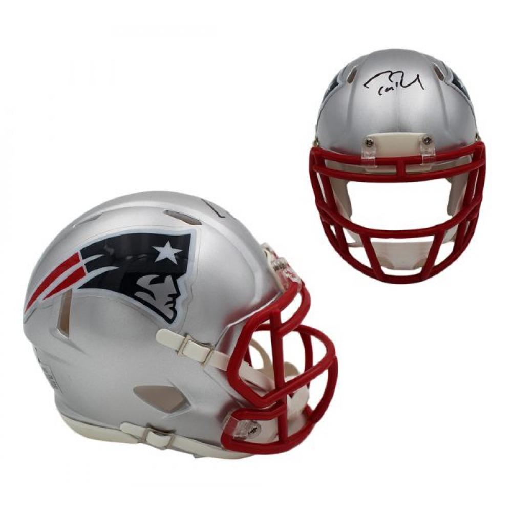 Tom Brady Signed Patriots Speed Mini Helmet (Fanatics) | Pristine Auction