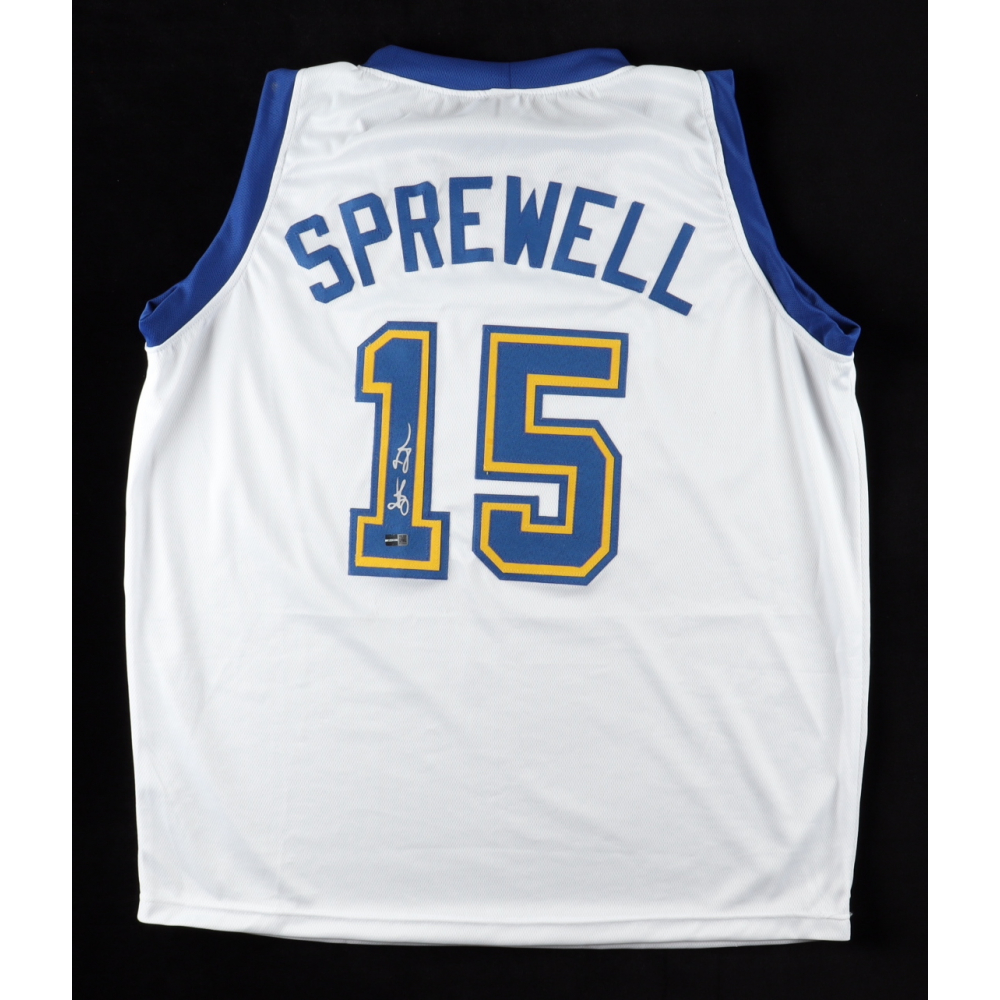 Latrell Sprewell Signed Jersey (CX by Steiner) | Pristine Auction