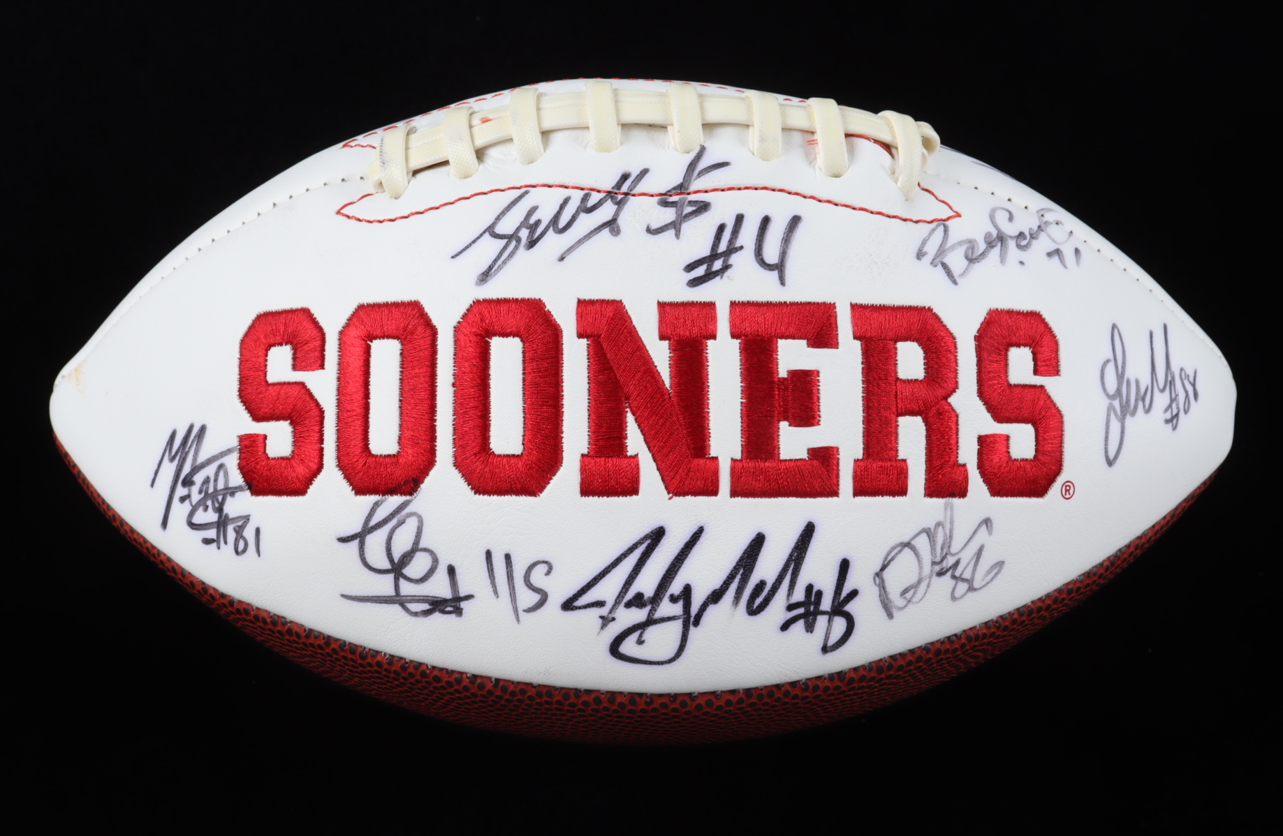 2016 Oklahoma Sooners Logo Football Team-Signed by (23) with Lincoln ...
