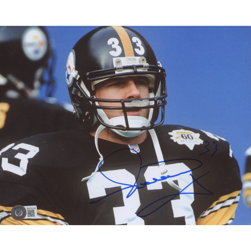 Merril Hoge Signed Steelers 8x10 Photo (Beckett) | Pristine Auction